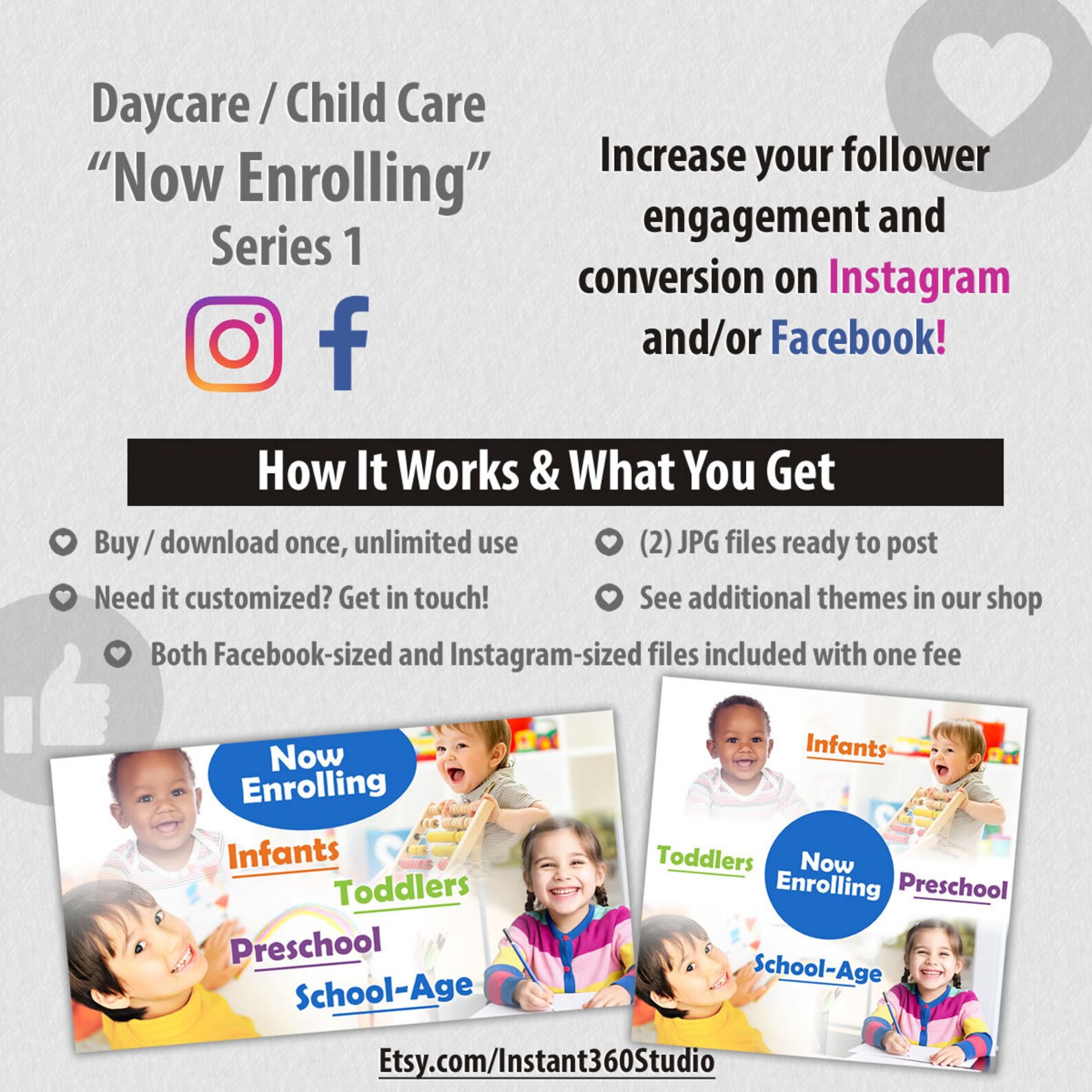 Child Care Now Enrolling Template, Daycare Now Enrolling Template ...