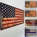 Wood Flag Concealment Bar, Murphy Bar, Wooden American Flag ...