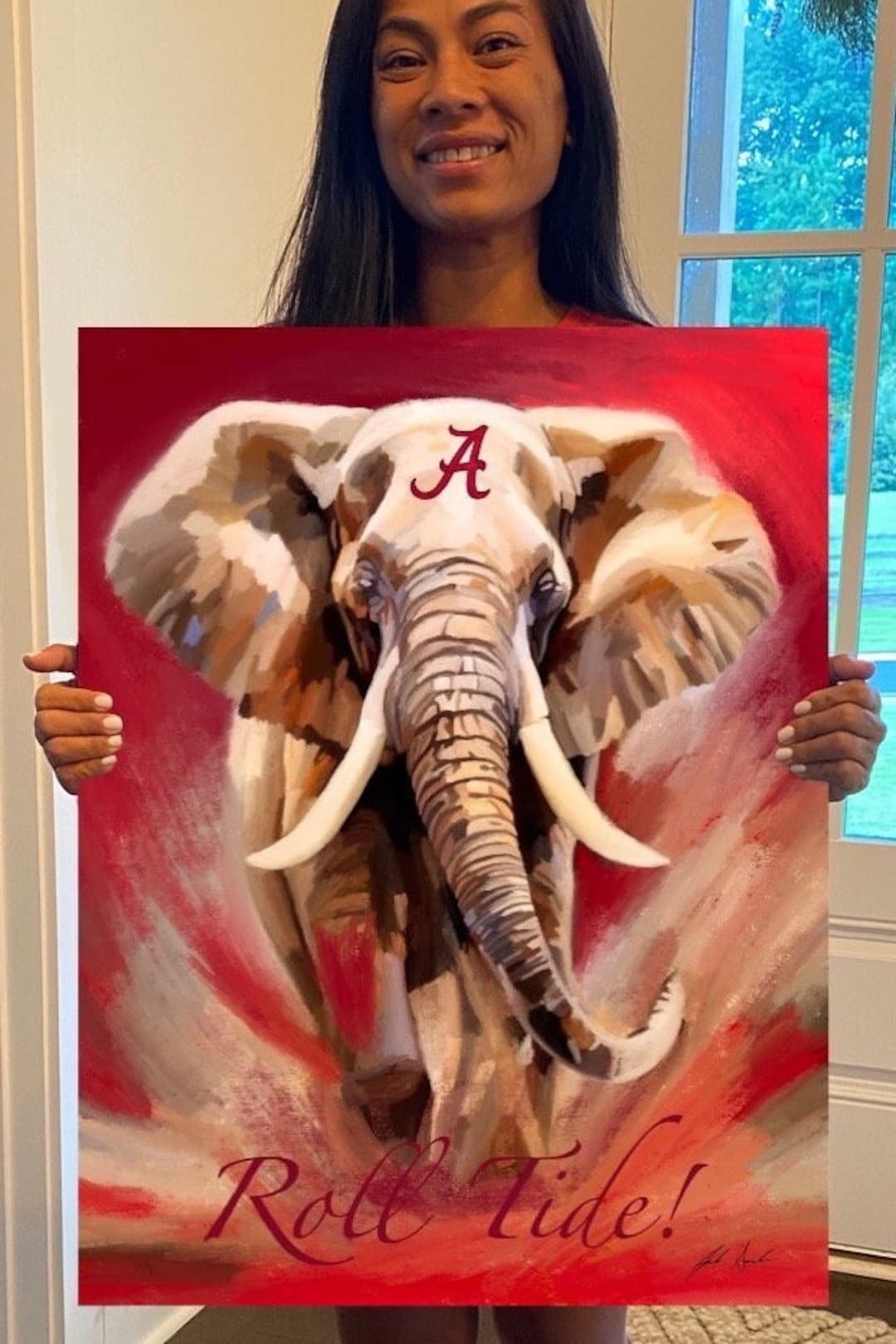 Alabama Football Artwork, Roll Tide, Bama, Rtr, Bama Football - Etsy