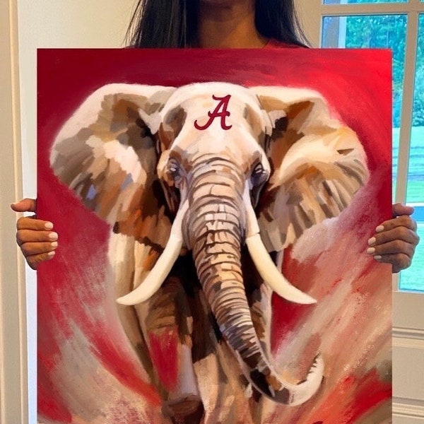Alabama Crimson Tide Wall Art - Etsy