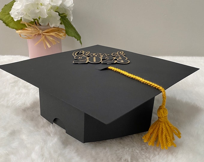 Graduation Cap Favor Boxes Graduation Gift Box Graduation Box ...
