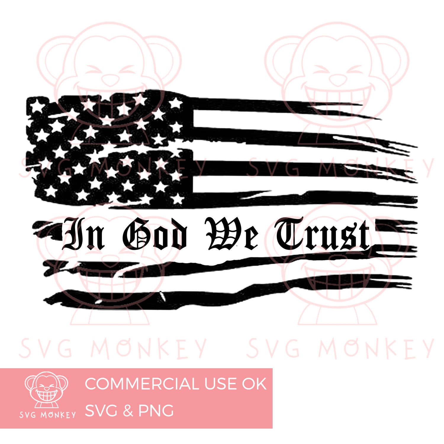 In God We Trust PNG SVG We the People Cut File Cutfile - Etsy
