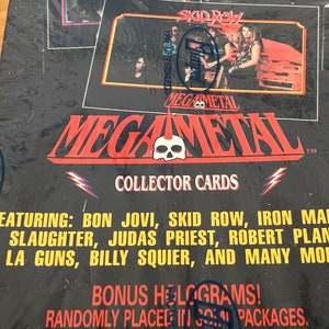 Heavy Metal Music Collectors Cards, Megametal by Impel, Judas Priest ...
