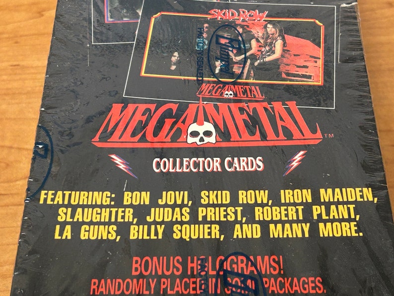 Heavy Metal Music Collectors Cards, Megametal by Impel, Judas Priest ...