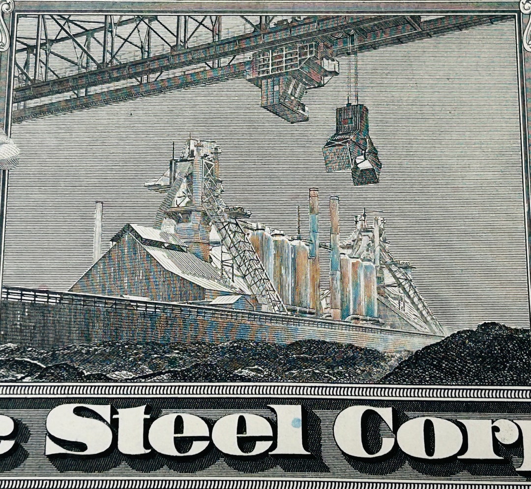 Republic Steel Corporation Authentic Stock and Bond Certificate, Ohio ...