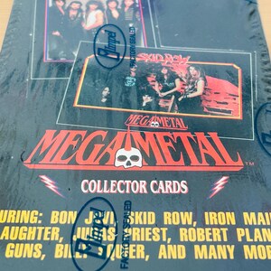 Heavy Metal Music Collectors Cards, Megametal by Impel, Judas Priest ...