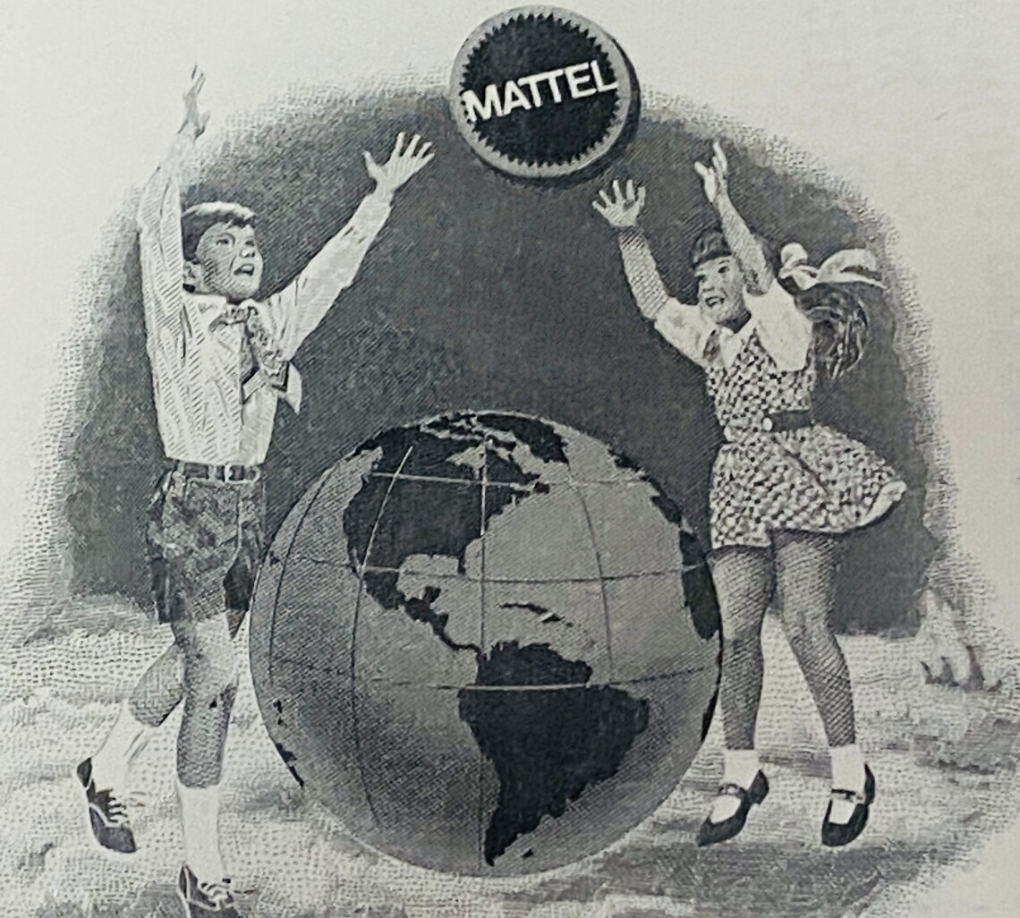 Mattel, Inc. Authentic Stock Certificate 1970 Famous Toy Manufacturer ...