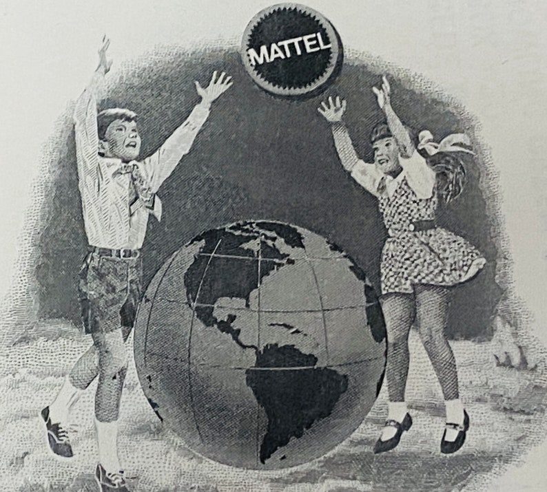 Mattel, Inc. Authentic Stock Certificate- 1970- Famous Toy Manufacturer ...