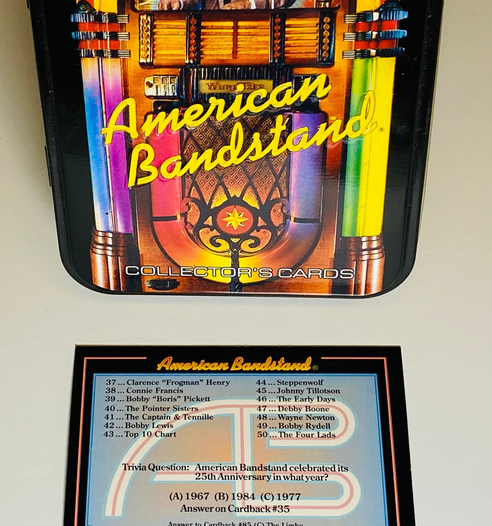 AMERICAN BANDSTAND COMPLETE set of 100 cards collector's | Etsy