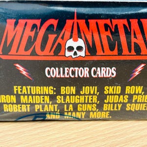 Heavy Metal Music Collectors Cards, Megametal by Impel, Judas Priest ...
