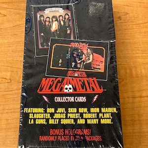 Heavy Metal Music Collectors Cards, Megametal by Impel, Judas Priest ...