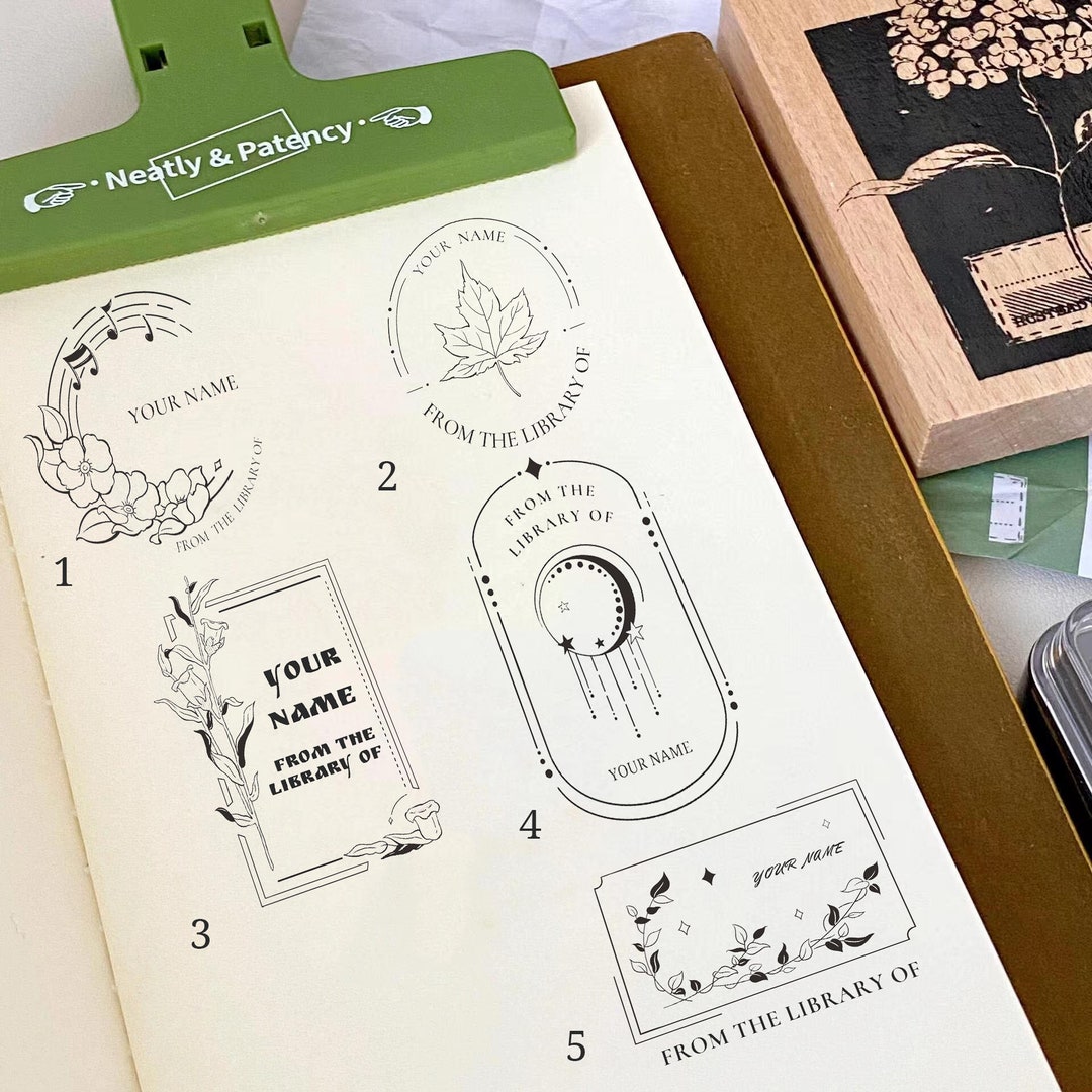 Uniquely Designed Modern Minimalist Style Stamps/customized Teacher ...