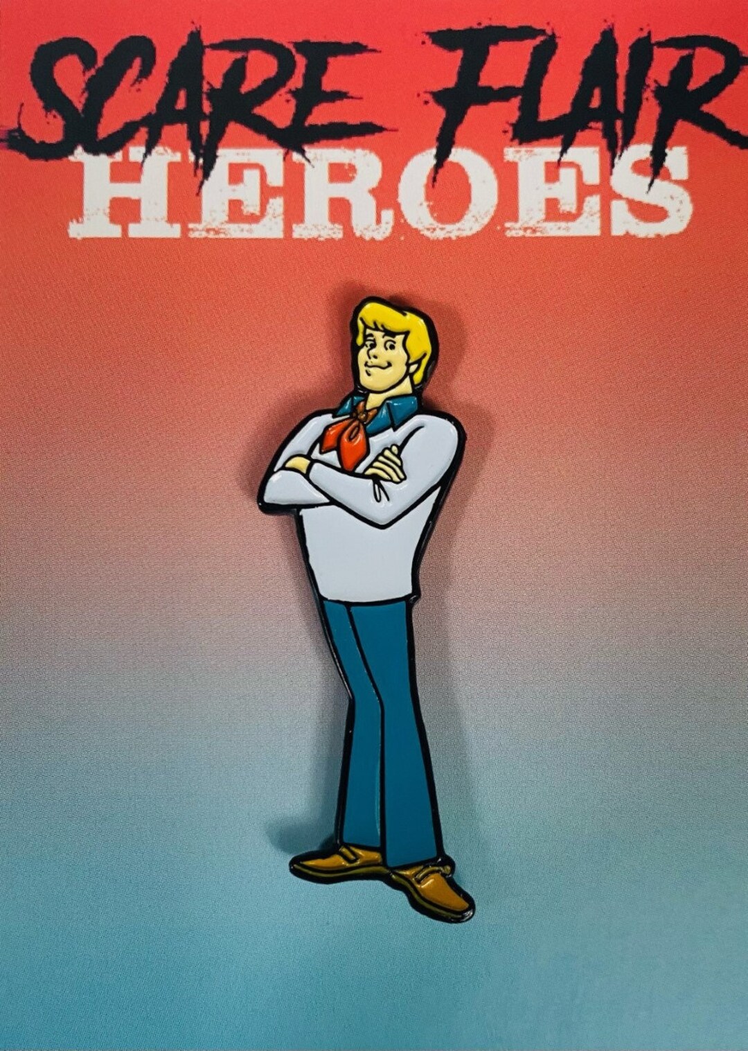 Fred Enamel Pin Fred Jones Scooby-doo Mystery Inc 2 Inches - Etsy