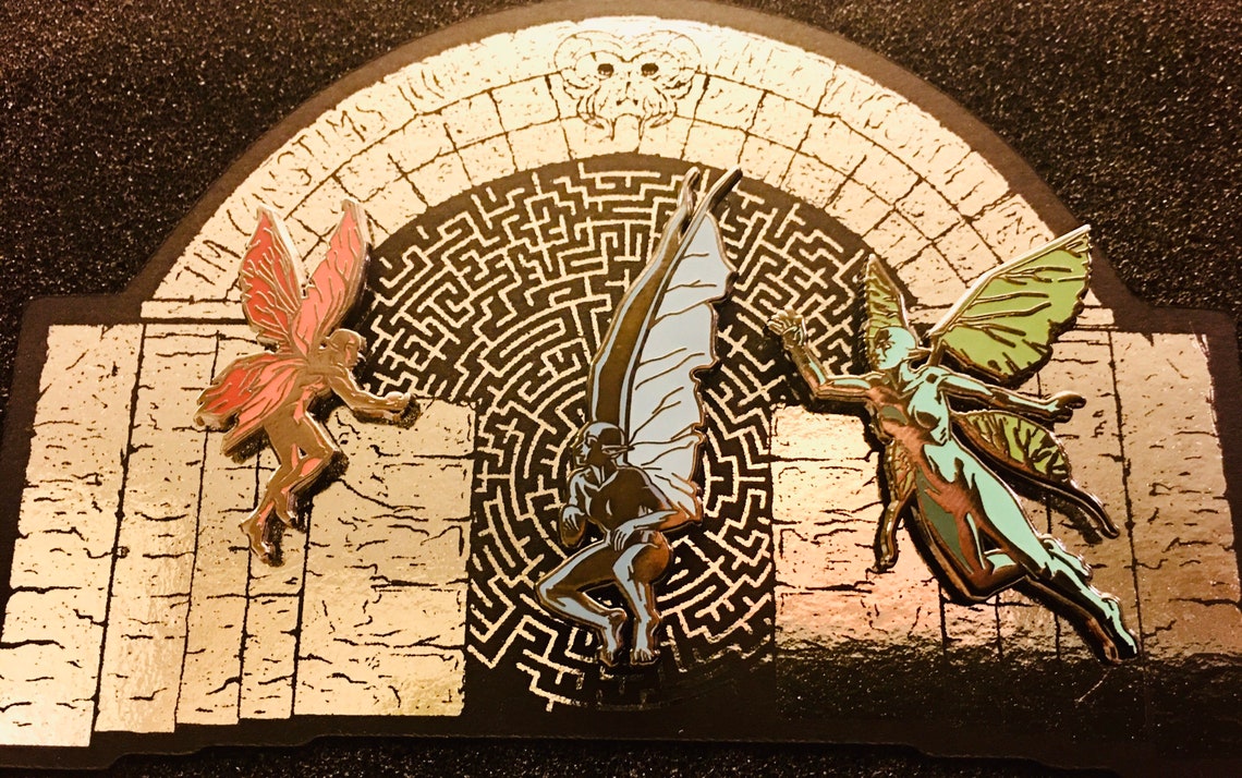Pans Labyrinth Fairy Enamel Pin 3 Pack Guillermo Del Toro | Etsy