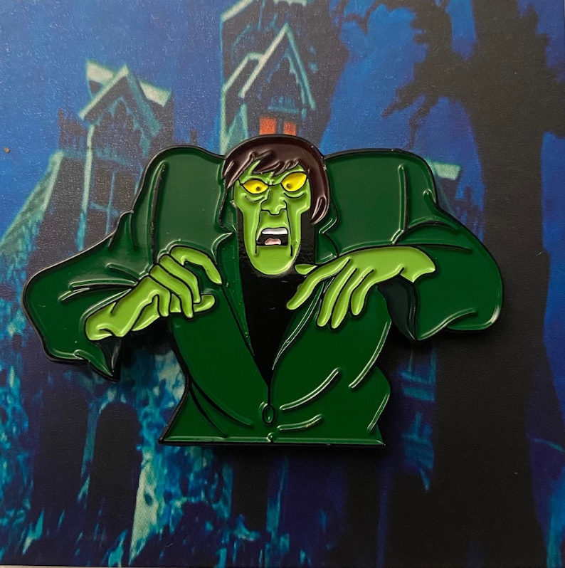 Villains Enamel Pins Creeper Phantom Shadow Red Beard Tar - Etsy