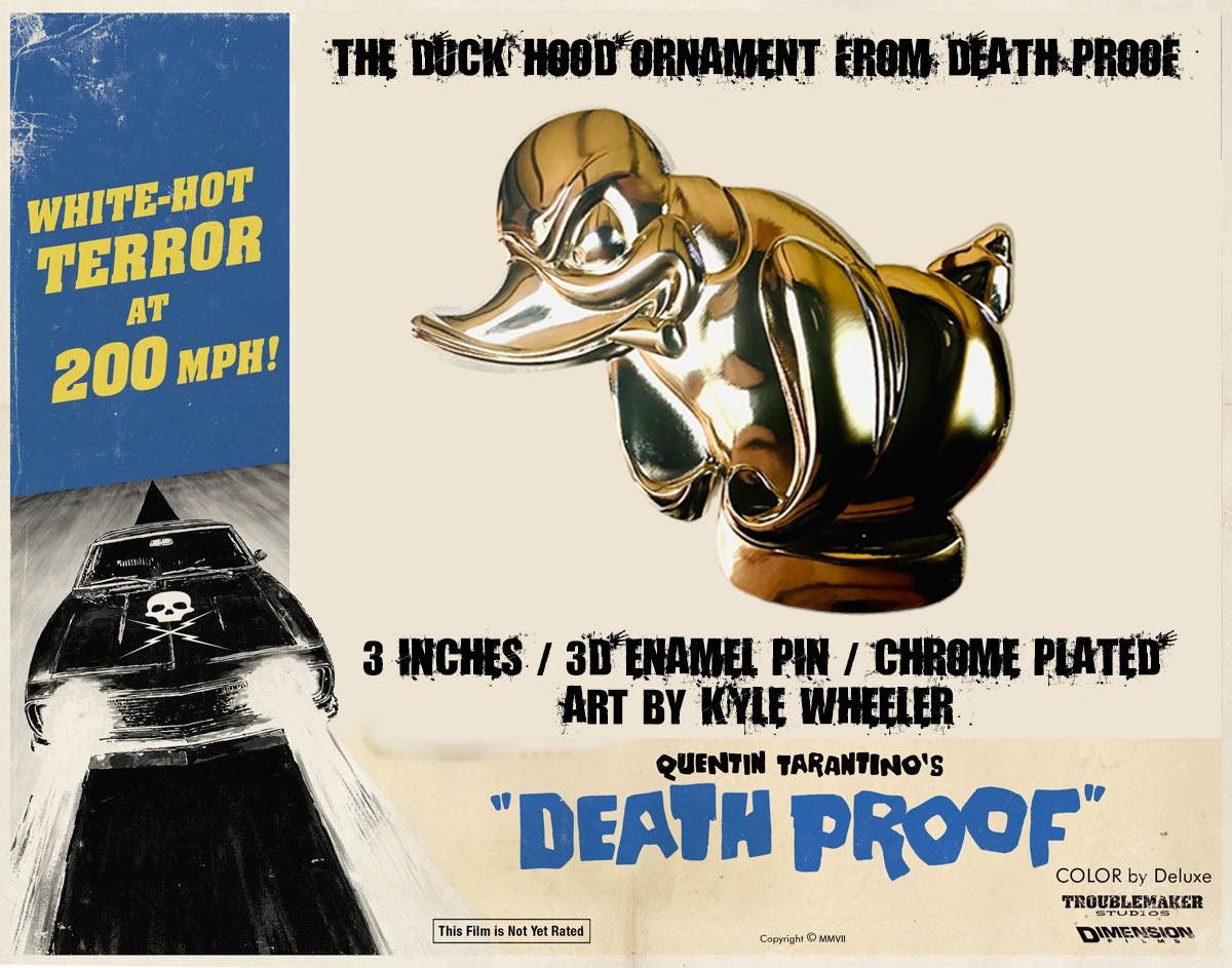 Death Proof Duck Keychain