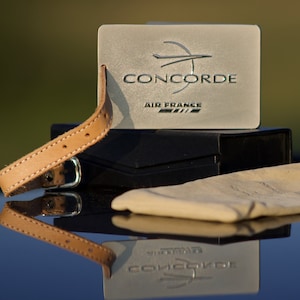 CONCORDE / Air France: Luxurious Solid Metal Luggage Tag Created by ...