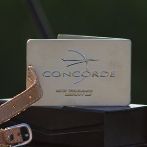 CONCORDE / Air France: Luxurious Solid Metal Luggage Tag Created by ...