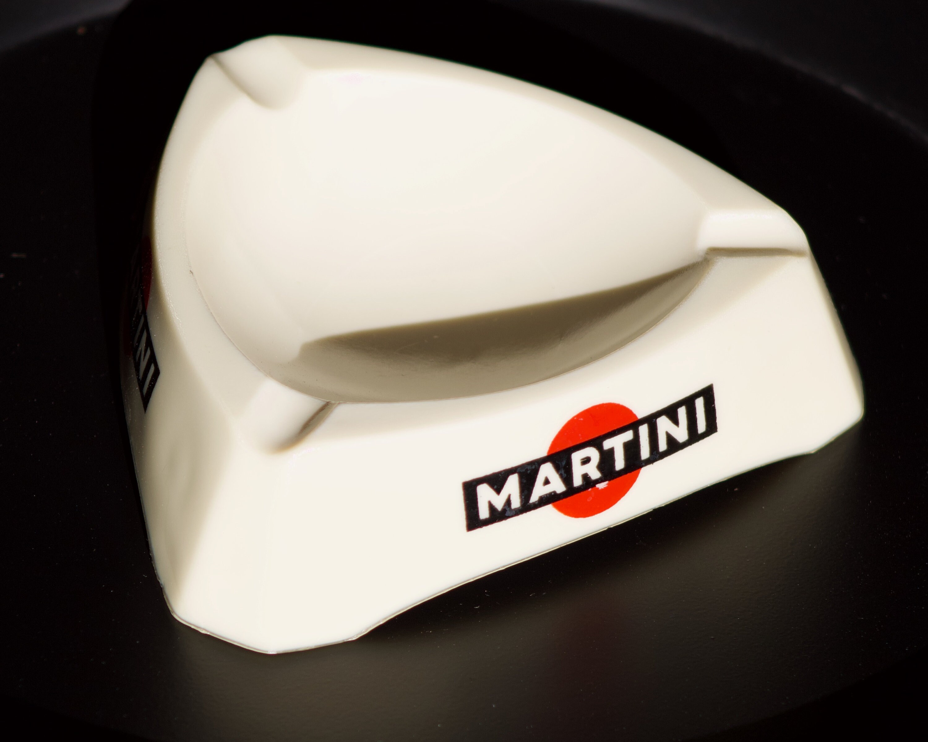 Former MARTINI Advertising Ashtray From Bistrot Bar Three Sides in ...