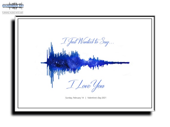 SOUNDWAVE Art Couples Song Girlfriend Gift Boyfriend | Etsy