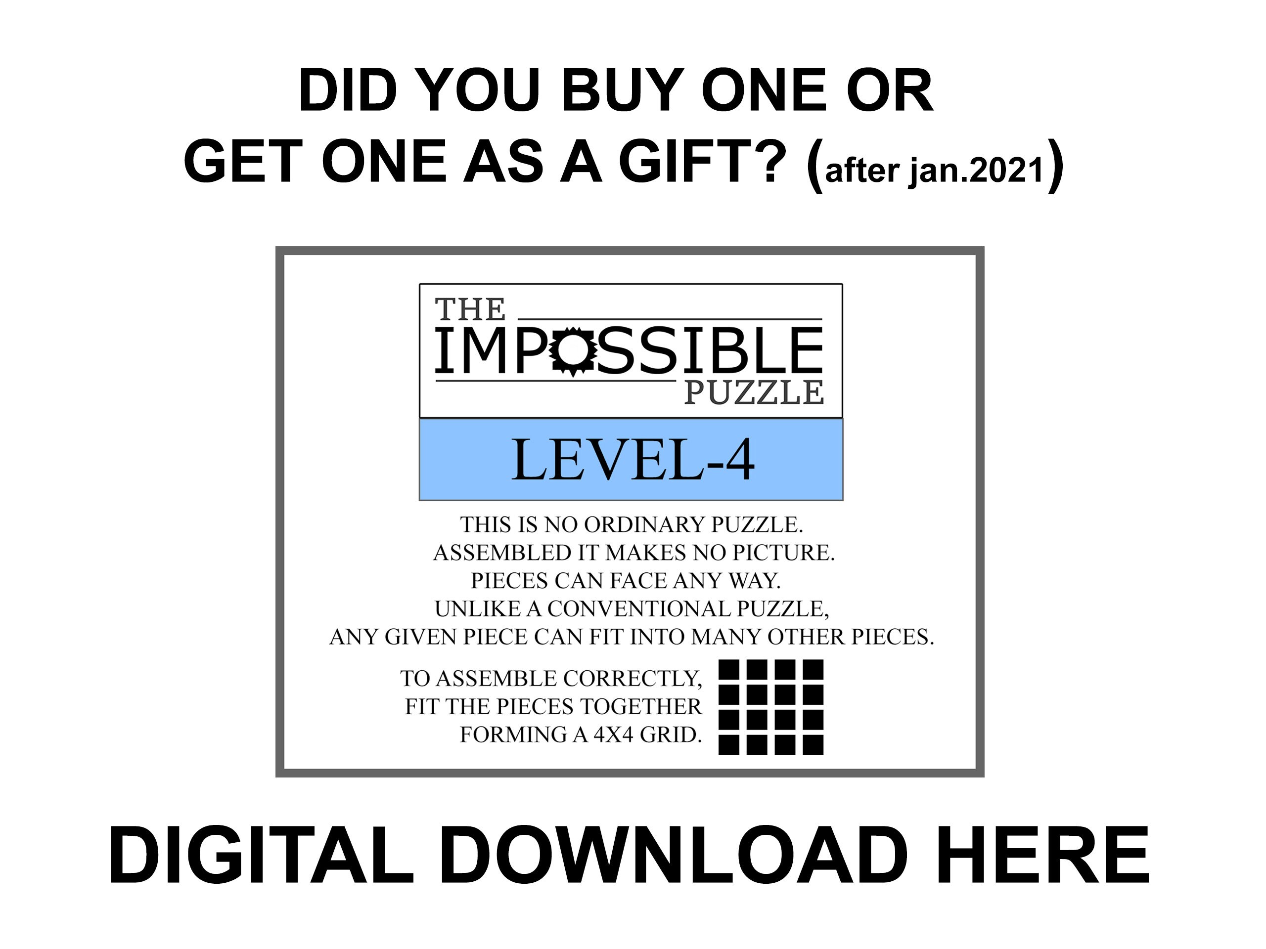 SOLUTION: Level-4 the IMPOSSIBLE Puzzle | Puzzles | Puzzles for Adults ...
