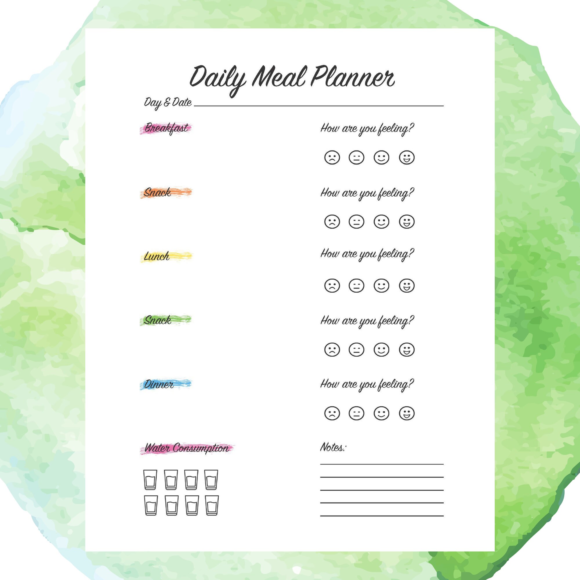 colorful-minimalistic-daily-meal-tracker-etsy-espa-a