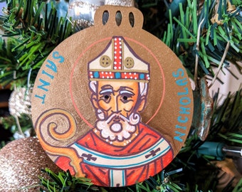 St Nicholas Ornament | Etsy