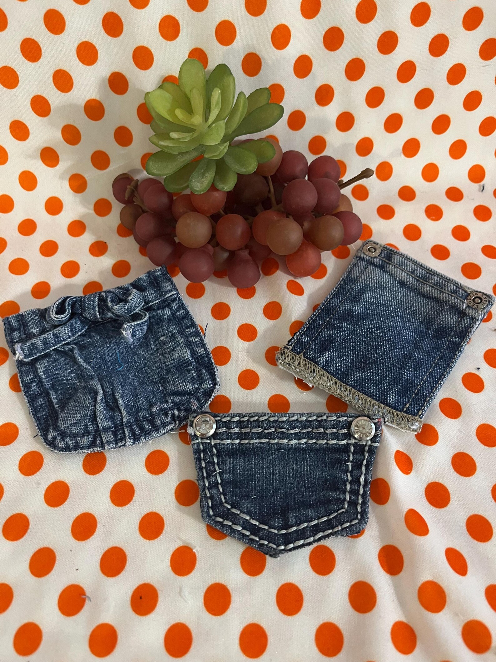 8 Upcycled Denim Pockets: Versatile Craft Supplies for DIY Projects ...