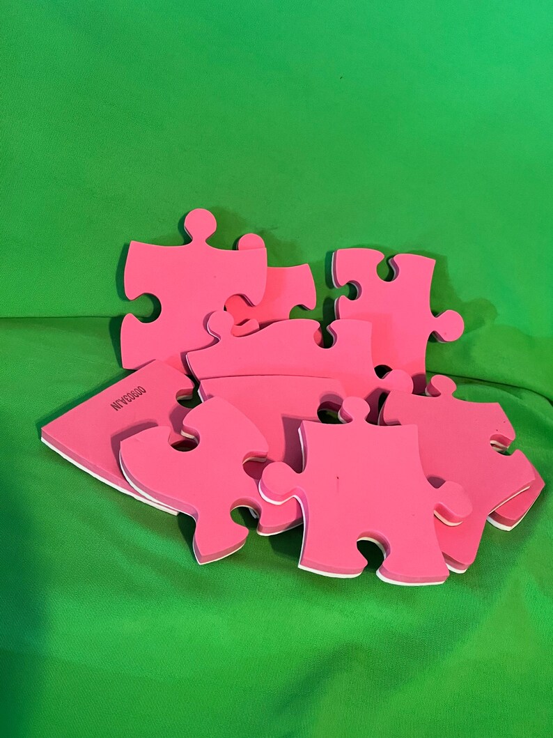 Oversized Foam Puzzle Pieces for Scrapbooking, Crafting, Wall Art, VBS ...