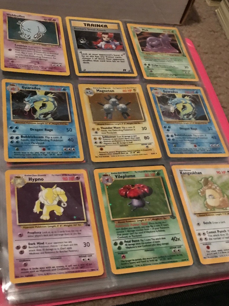 50 Lot WOTC Original Vintage Pokemon Cards 1st Editions 1999 - Etsy