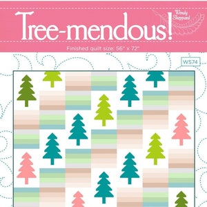 TREE-MENDOUS! Tree/christmas Quilt Pattern PDF by Wendy Sheppard - Etsy