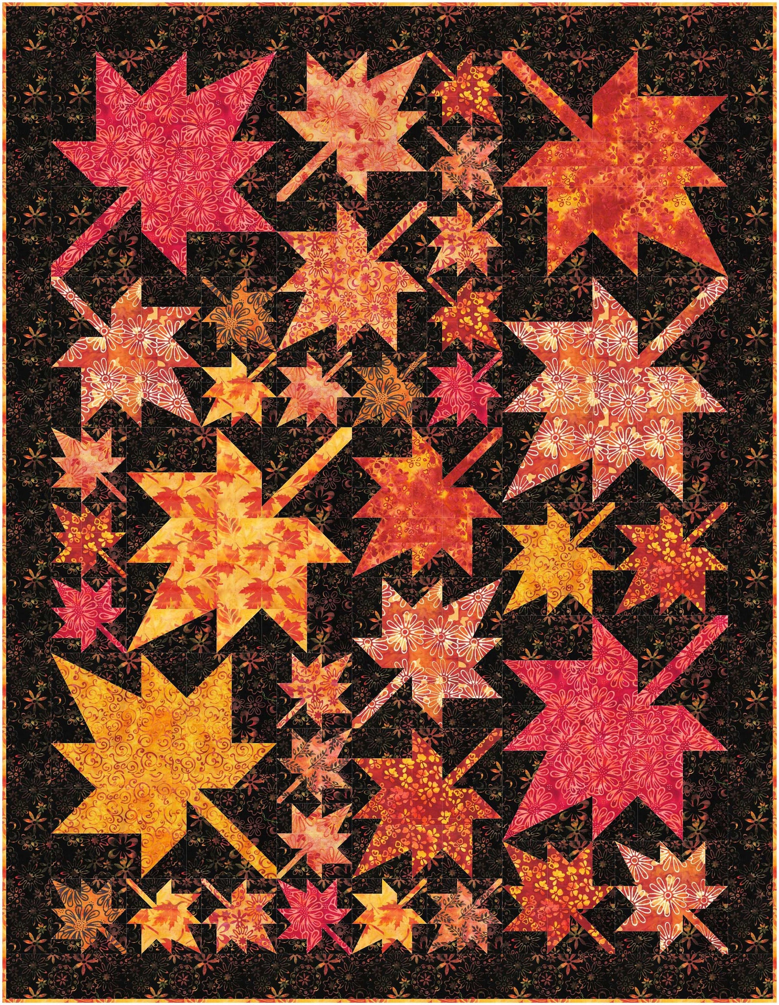 Autumn Leaves Digital PDF Pattern - Etsy