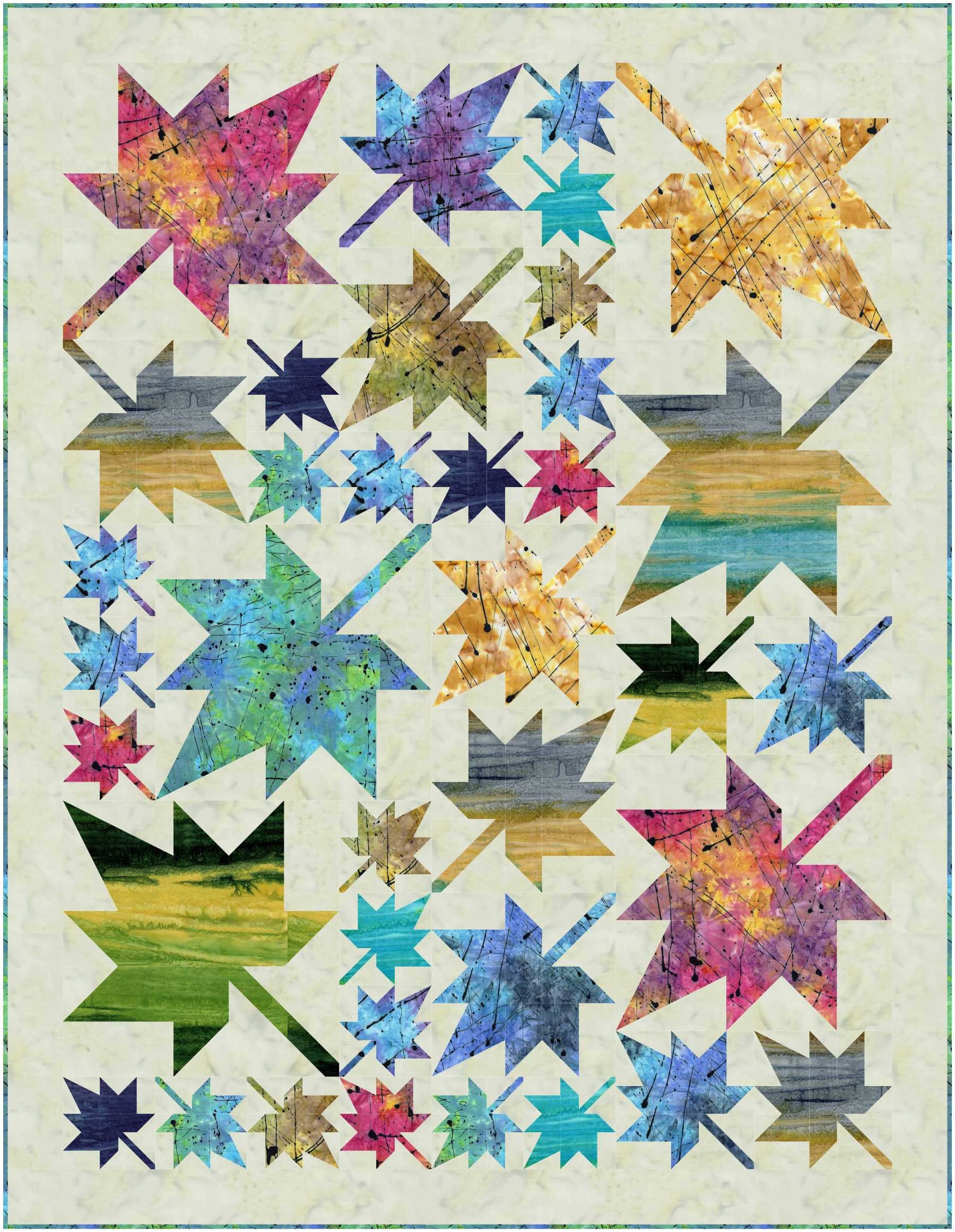 Autumn Leaves Digital PDF Pattern - Etsy