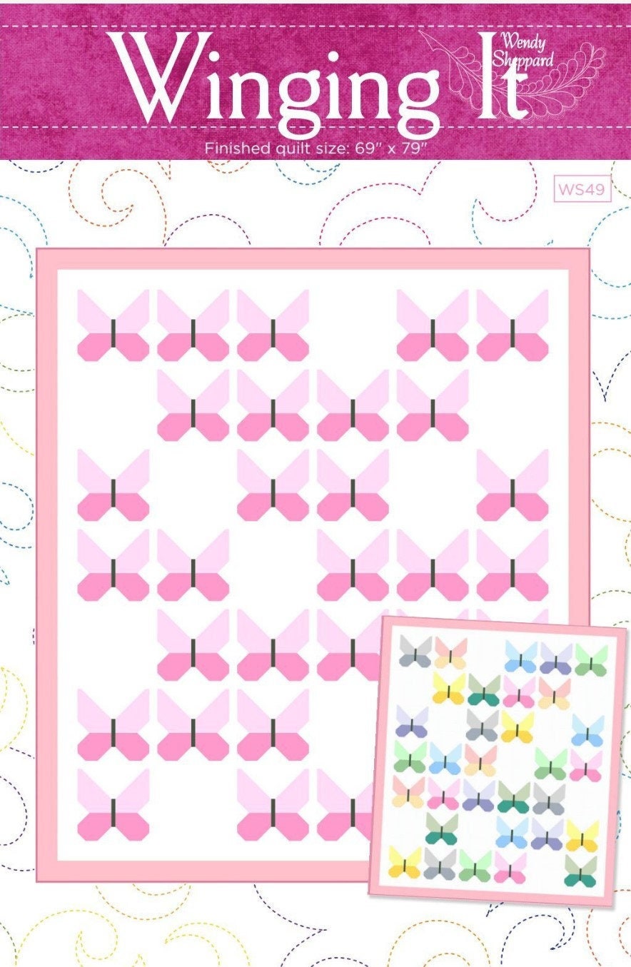 Butterfly Quilt Pattern PDF Fat Quarter Precuts Friendly - Etsy