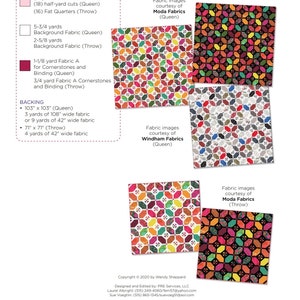 FANCIFUL FLOOR Quilt Digital Pattern PDF Download - Throw and Queen ...