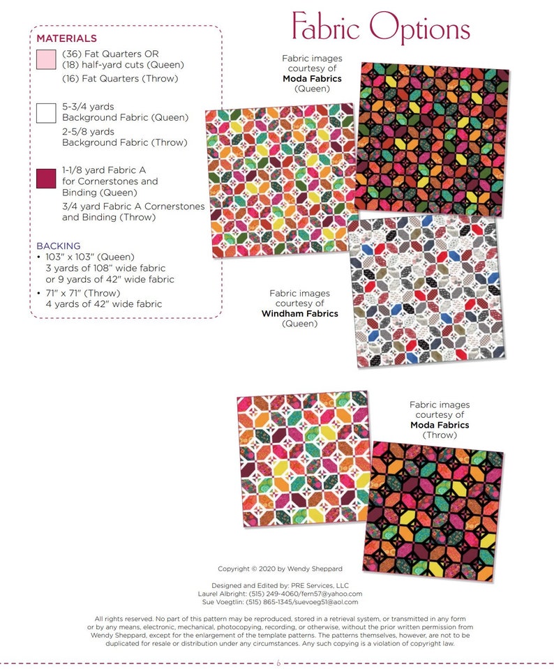 FANCIFUL FLOOR Quilt Digital Pattern PDF Download - Throw and Queen ...