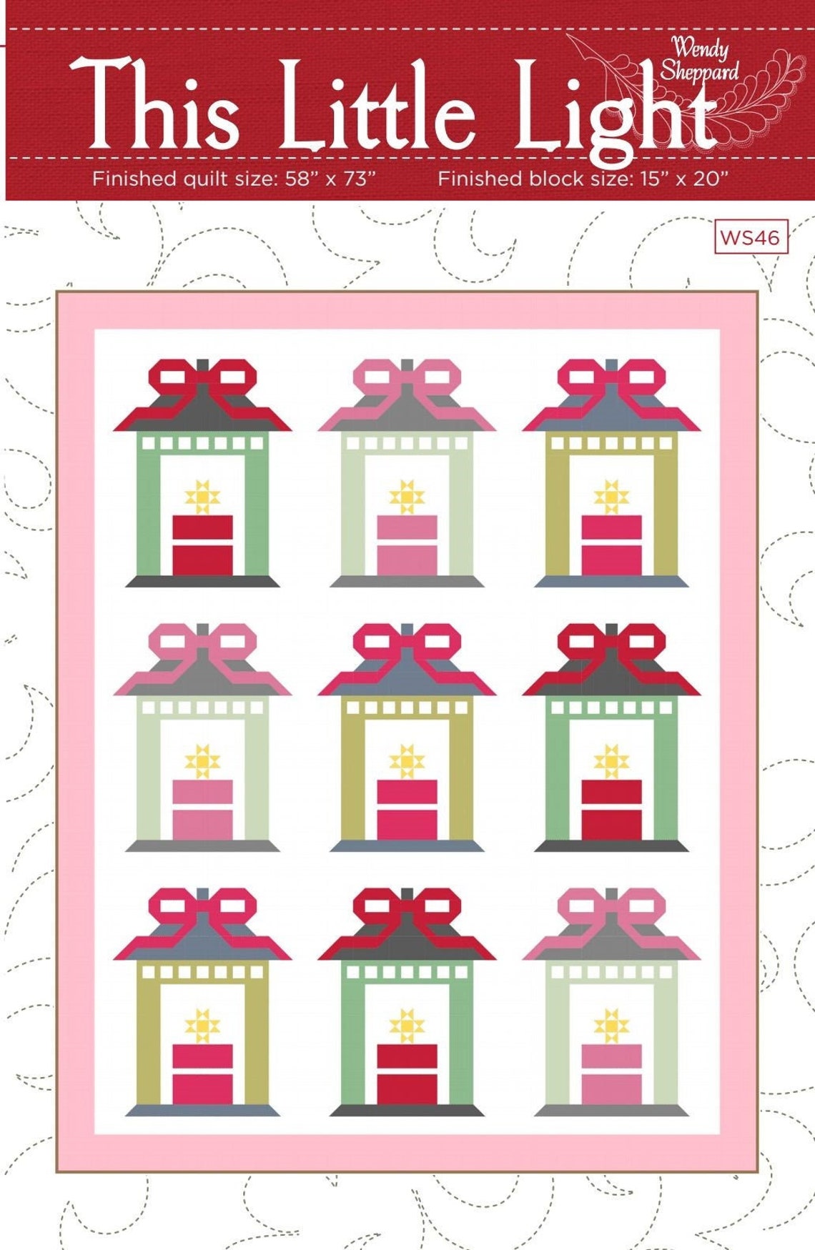 This Little Light Lantern Lamp Christmast Quilt Pattern PDF - Etsy