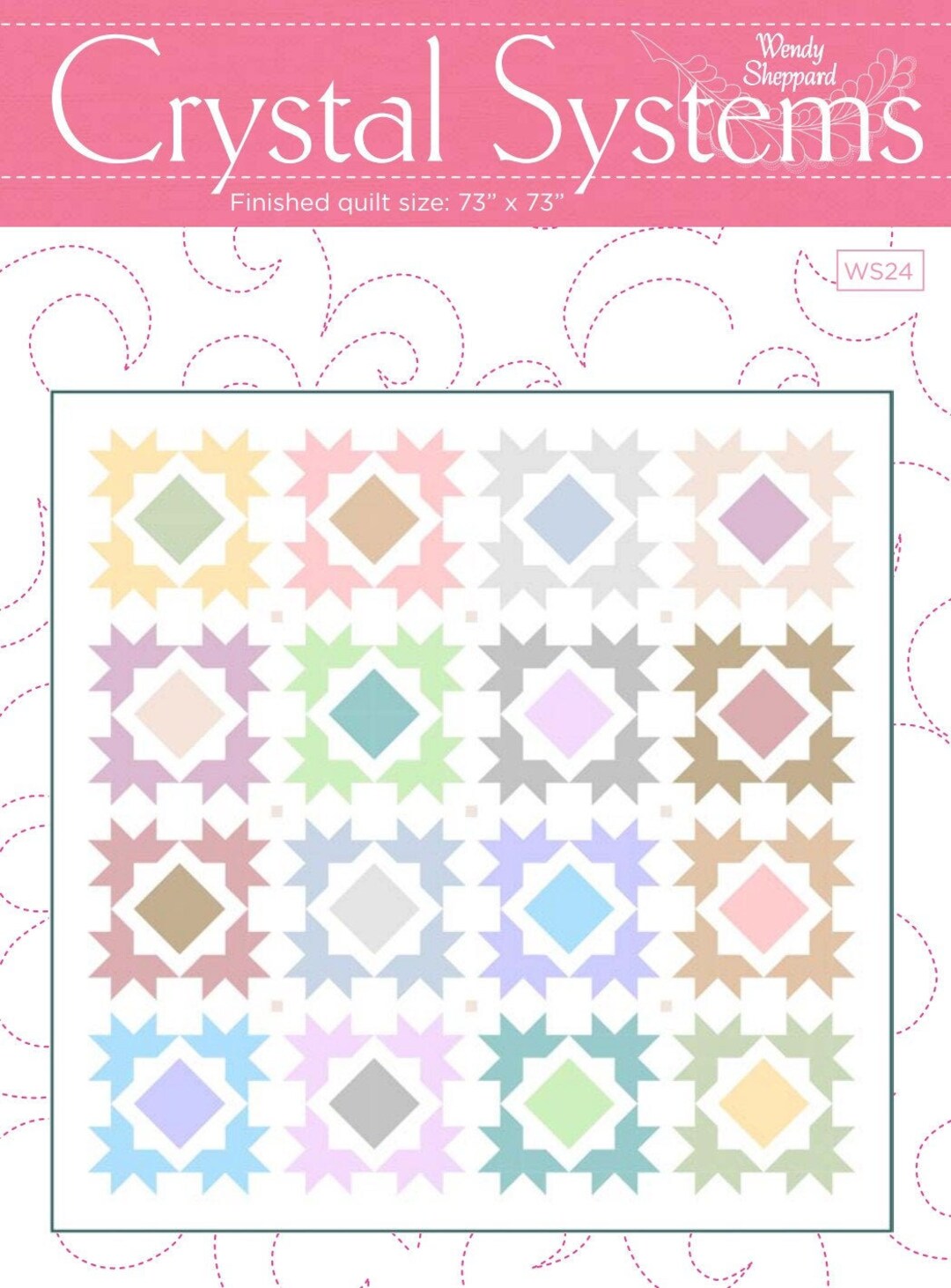 CRYSTAL SYSTEMS Pieced Quilt Pattern PDF - Etsy