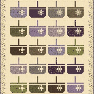 BASKETFUL OF BLESSINGS Quilt Pattern Pdf, Basket and Star Quilt, Fat ...