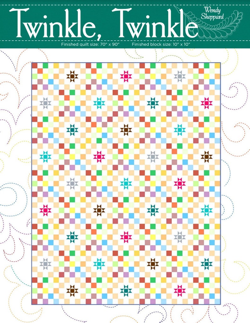 Twinkle, Twinkle STAR Digital Quilt Pattern PDF Download - Etsy