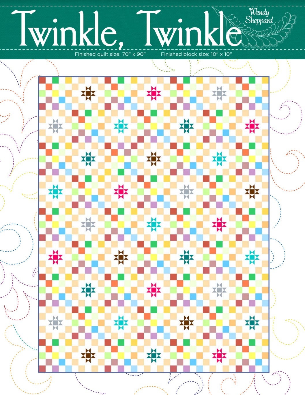 Twinkle Twinkle STAR Digital Quilt Pattern PDF Download - Etsy