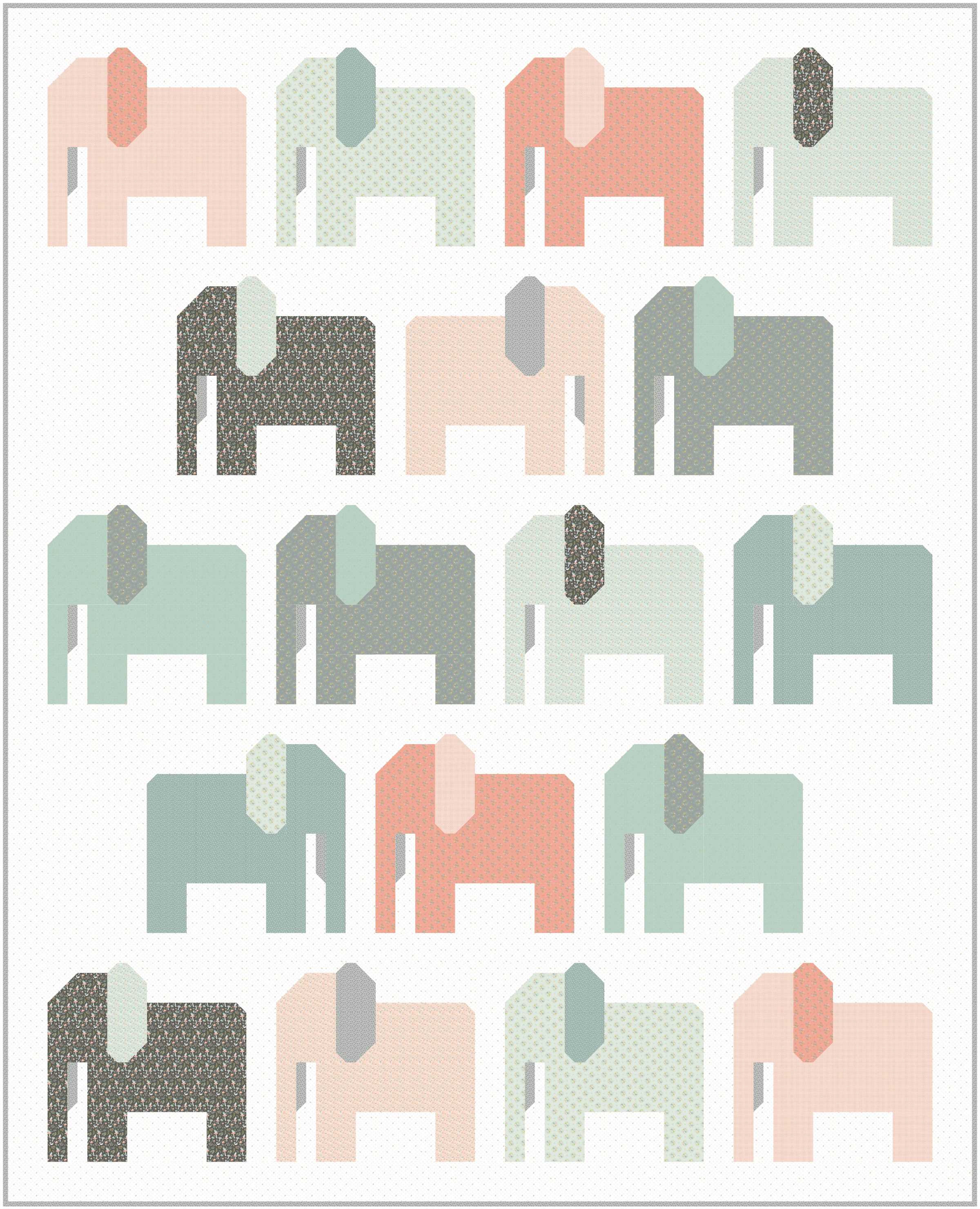 Fabric Craft Supplies & Tools Stomping Ground Quilt Kits Two Color ...