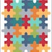 Jigsaw PUZZLE Easy Quilt Quilting Pattern PDF - Etsy