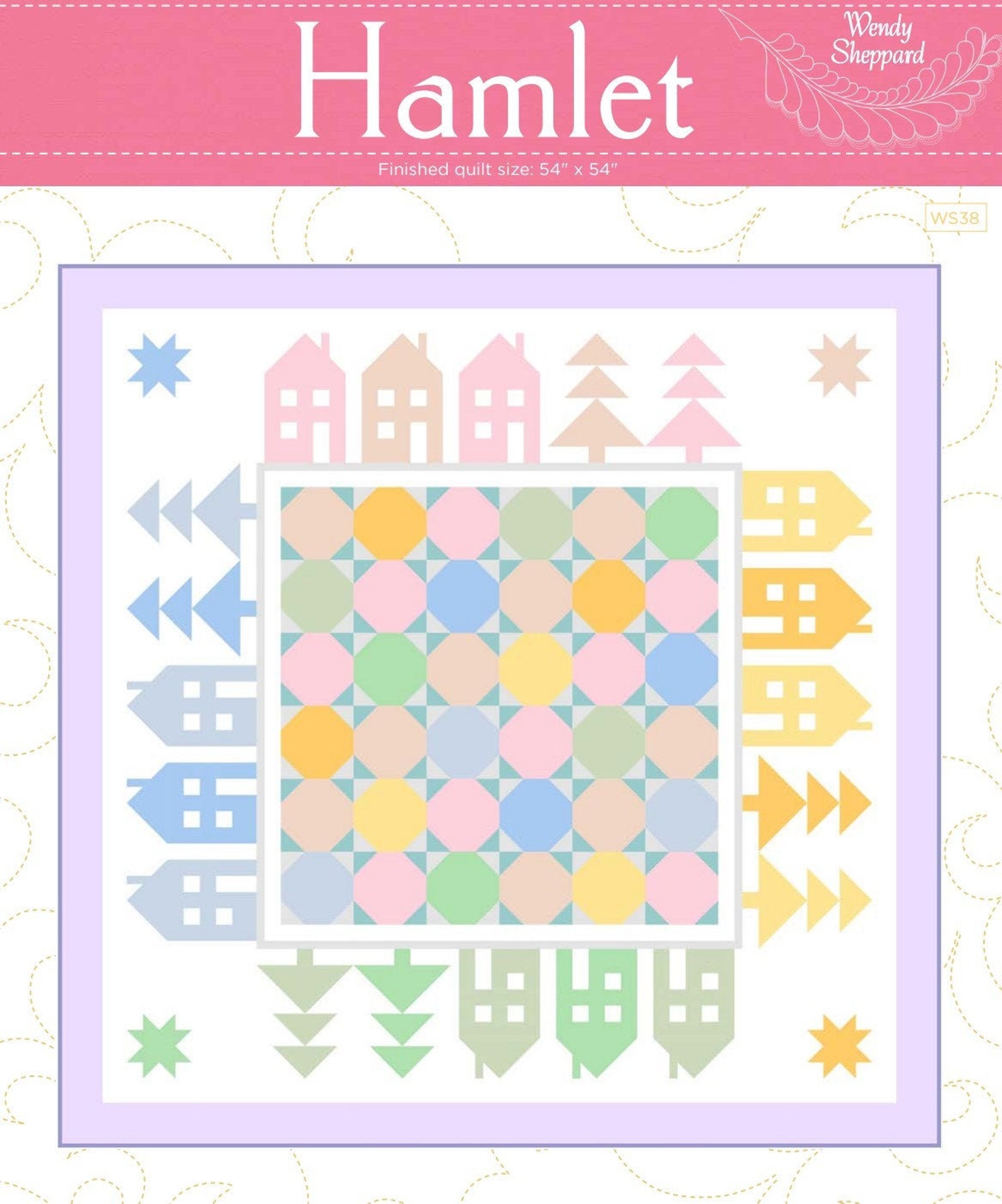 HAMLET House Tree Star Quilt Pattern PDF - Etsy