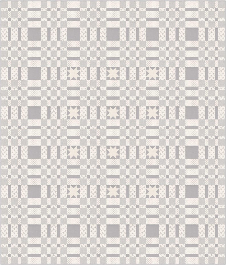 COLONIAL COVERLET Pieced Quilt Pattern PDF by Wendy Sheppard - Etsy