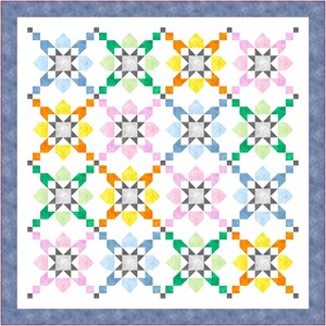 Jubilant Star - Fat Quarter Friendly - Wendy Sheppard Quilt Pattern PDF ...