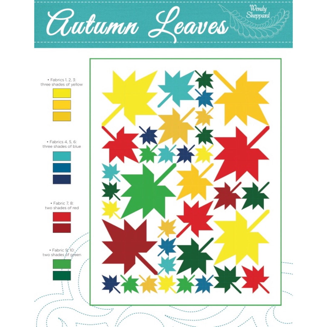Autumn Leaves Digital PDF Pattern - Etsy