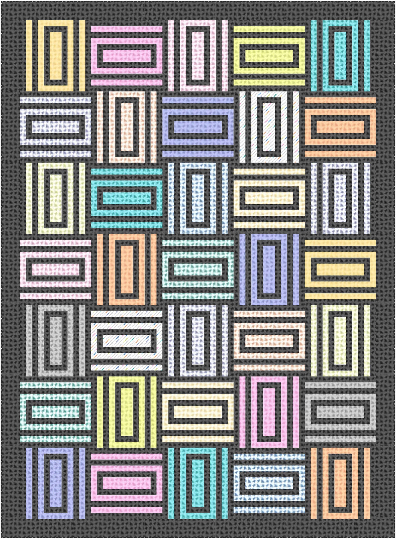 Macarons Modern Quilt Digital Pattern PDF Download - Etsy