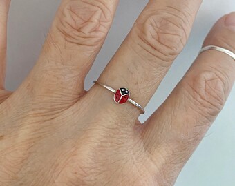 Ladybug Ring | Etsy