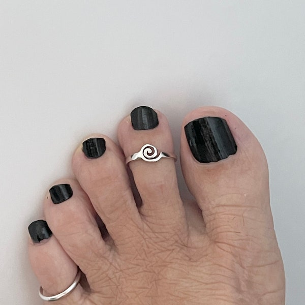 Spiral Toe Ring - Etsy